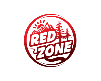 Red Zone Club Logo Kids Club Banner. Neumorphic Offer 3d Banner,